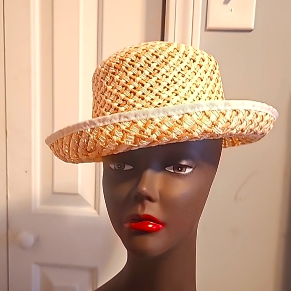 Unbranded | Accessories | Classic Crochet Raffia Woven Straw Hat ...